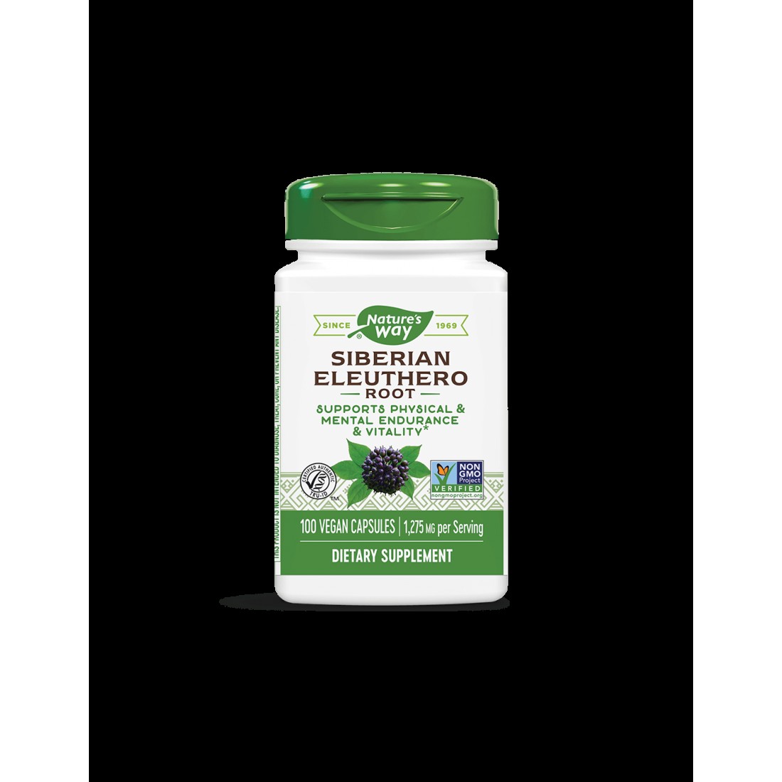 Siberian Eleuthero Root/ Женшен сибирски (корен) 425 mg х 100 капсули ...